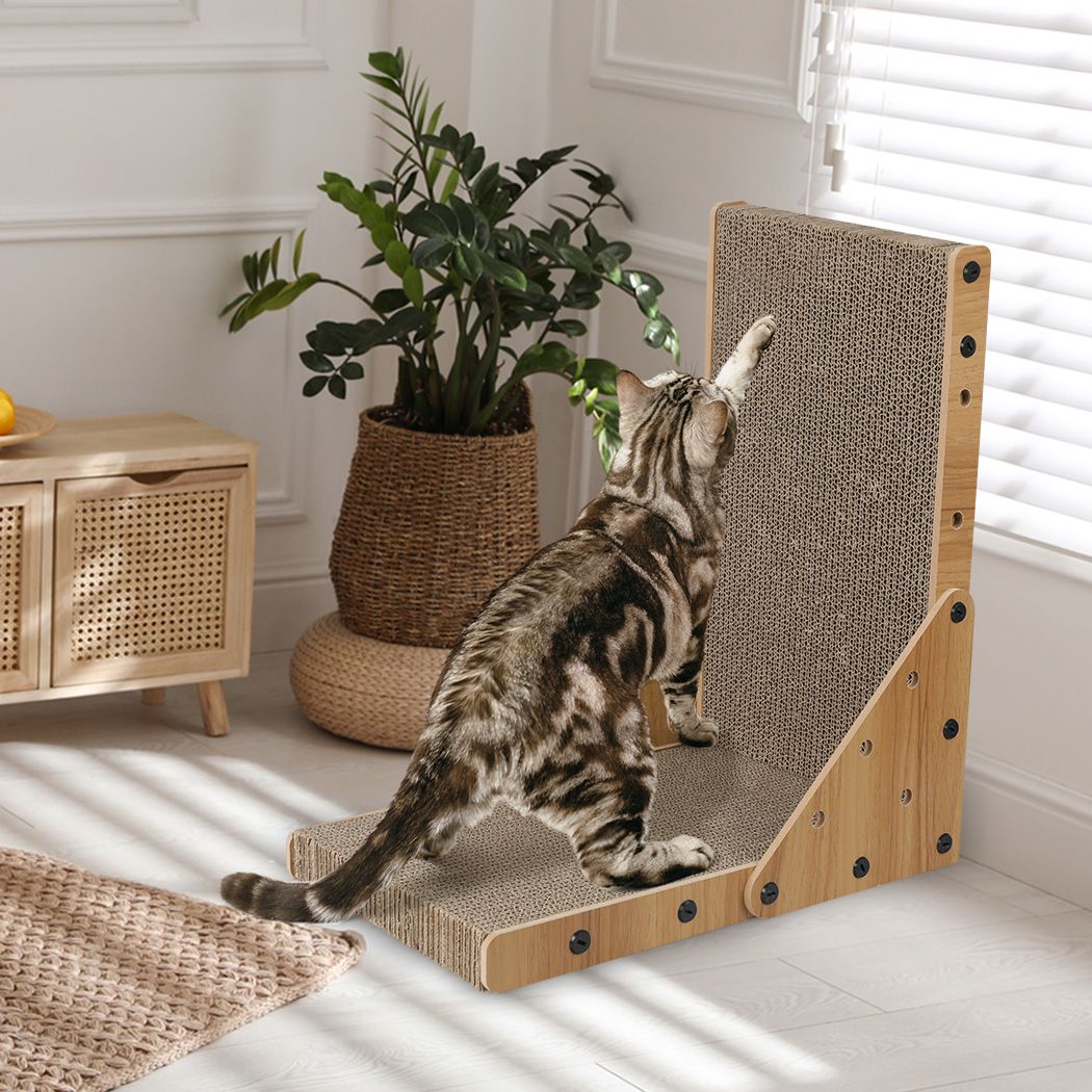 Corrugated Cardboard Cat Scratching Board - Durable & Perfect for Claw ...